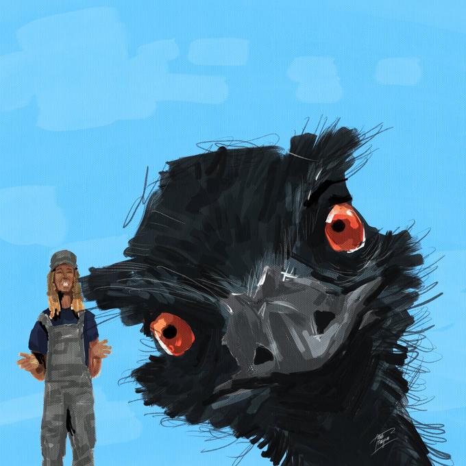 Fan Art | Emmanuel The Emu | Know Your Meme