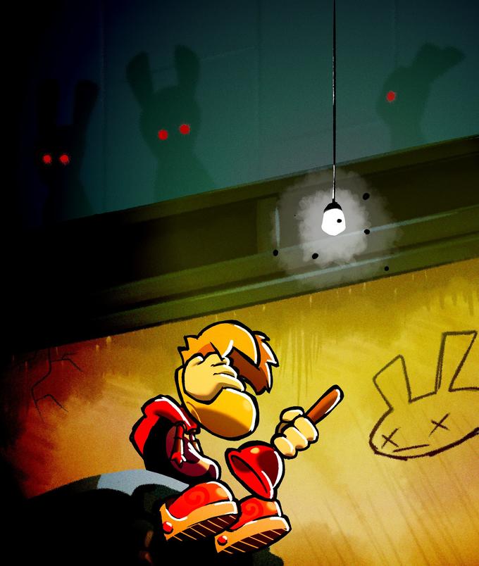 Rayman Raving Rabbids is a psychological horror game | Know Your Meme