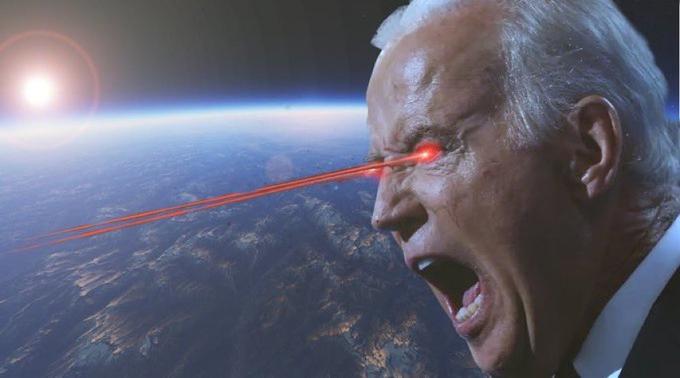 Laser Eyes | Dark Brandon | Know Your Meme