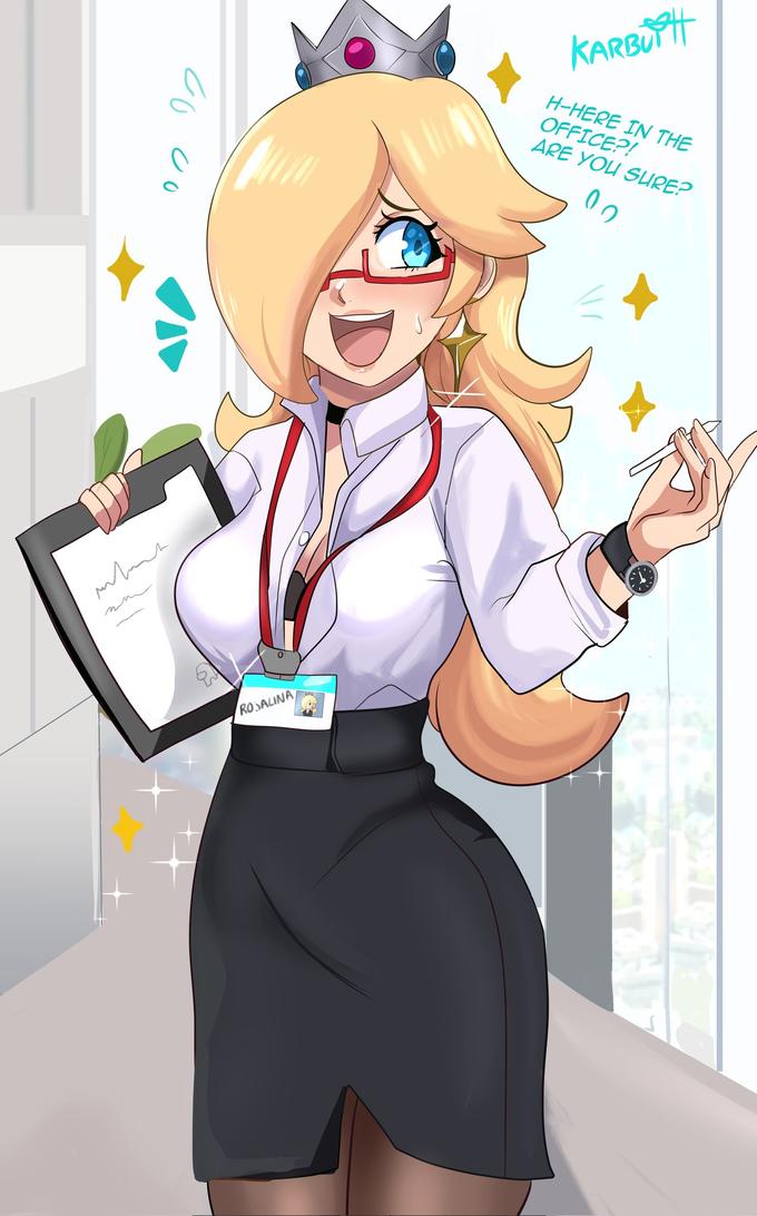 Shy Office Rosalina 🌟 Super Mario Galaxy Know Your Meme