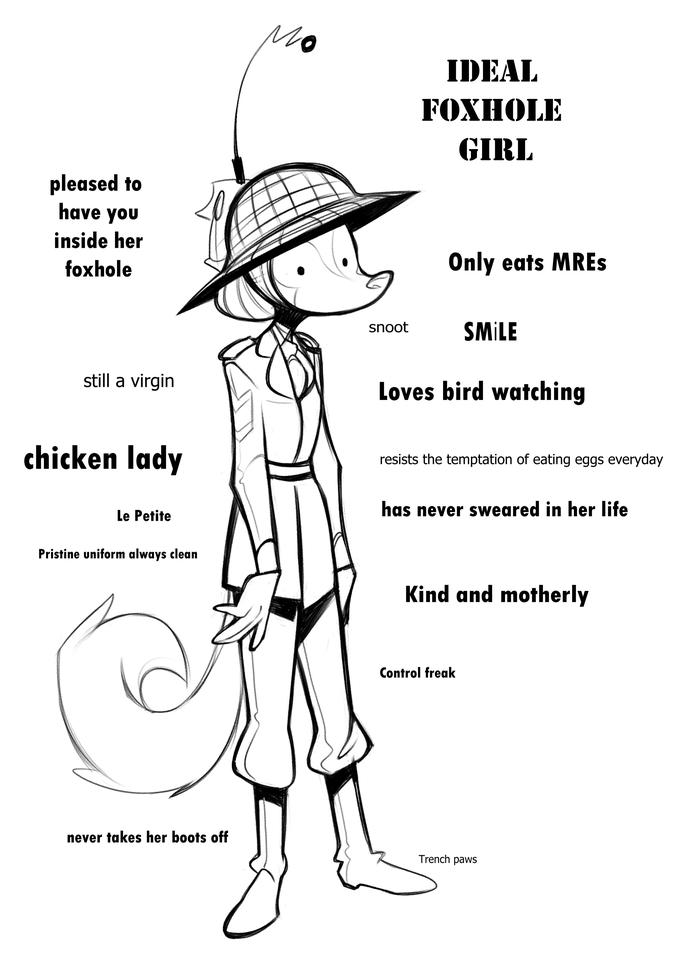 Ideal Foxhole Girl | Furries / Furry | Know Your Meme