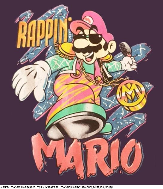 Design from an extremely rare officially licensed 1991 Mario T-shirt ...