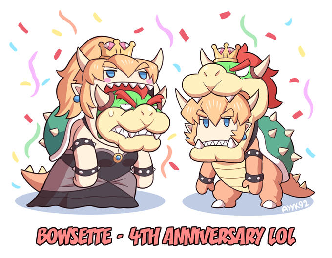 I'm late to the anniversary as usual (´･ω･`) No big comic this year, 4 ...