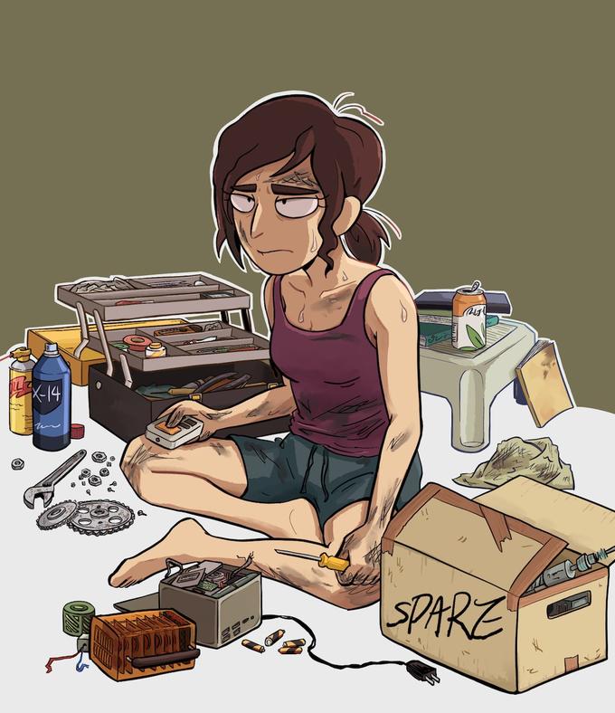 "Reagan repairing stuff" | Western Animation | Know Your Meme