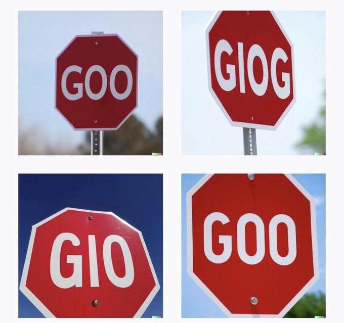 A Stop Sign That Says Go | DALL-E | Know Your Meme