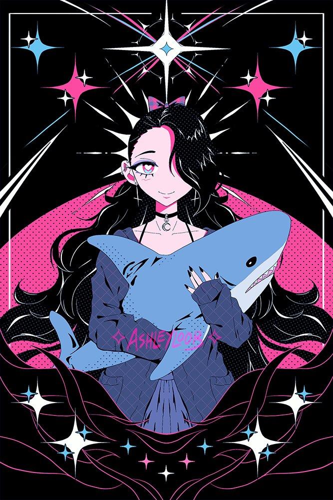 A Girl With Her BLÅHAJ by @ashleyloob | Know Your Meme