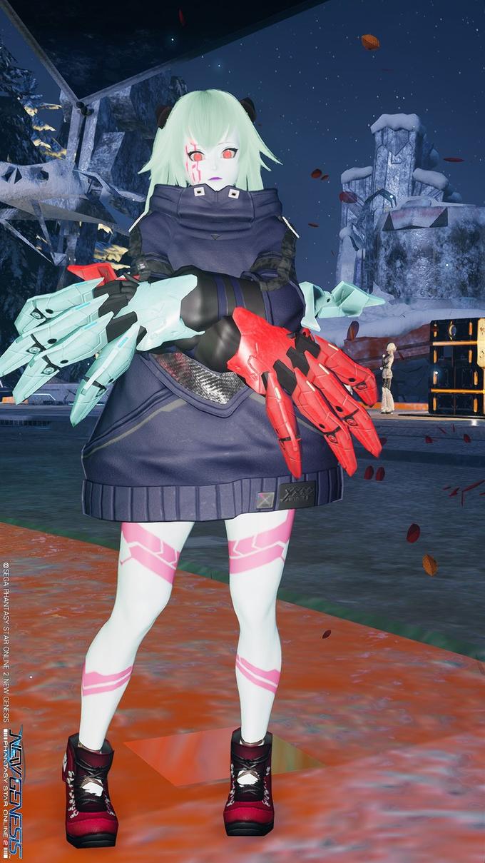 I found Cyberpunk Edgerunners Rebecca in PSO2NGS ! | Rebecca ...