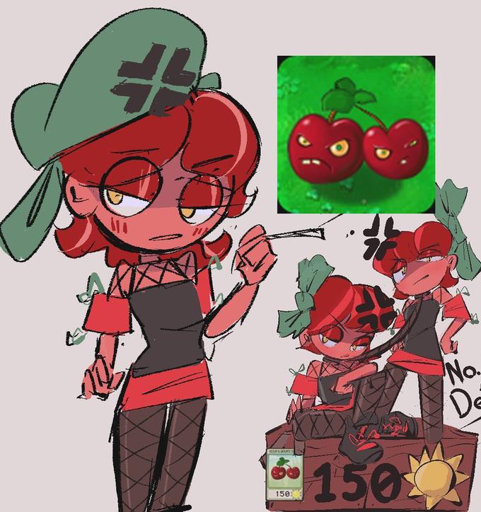 Cherry Bomb [Souupbox] | Gijinka / Moe Anthropomorphism | Know Your Meme