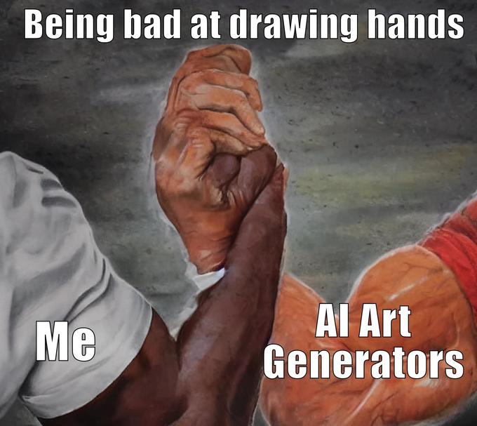 As Teacher So Student AI Drawing Hands Know Your Meme