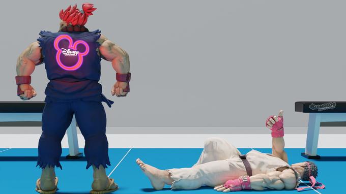 *Shun Goku Satsus you* Hi! I'm Akuma from Street Fighter, and you're ...