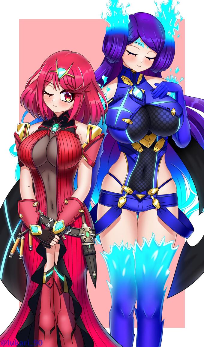 Pyra And Brighid Xenoblade Chronicles 2 Know Your Meme