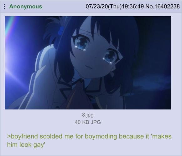 Boymoder gets scolded by bf | Boymoder | Know Your Meme