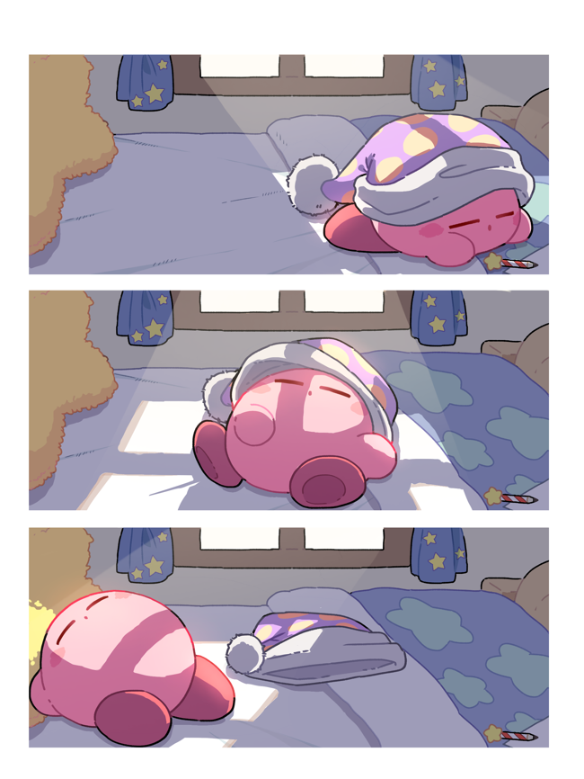 Sleeping through the whole day | Kirby | Know Your Meme