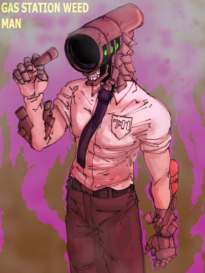 Gas Station Weed Man | Chainsaw Man | Know Your Meme