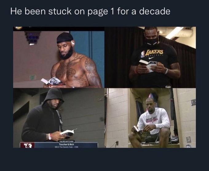 One Page LeBron meme LeBron Lying Know Your Meme
