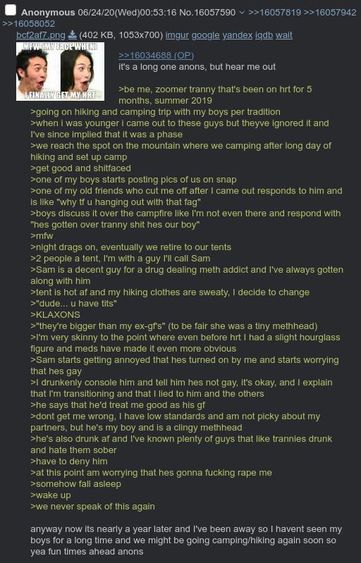 boymoder goes camping | Boymoder | Know Your Meme