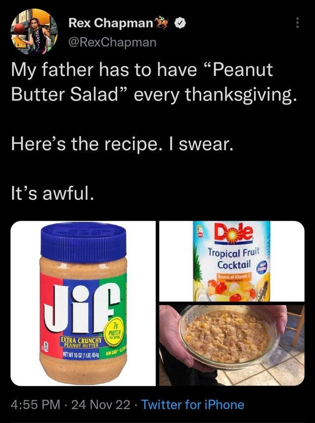 Peanut Butter Salad Know Your Meme