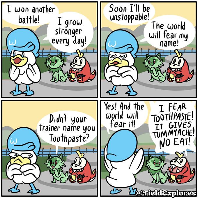 Sprigatito and Fuecoco see Quaxly grow stronger. | Pokémon Scarlet and ...