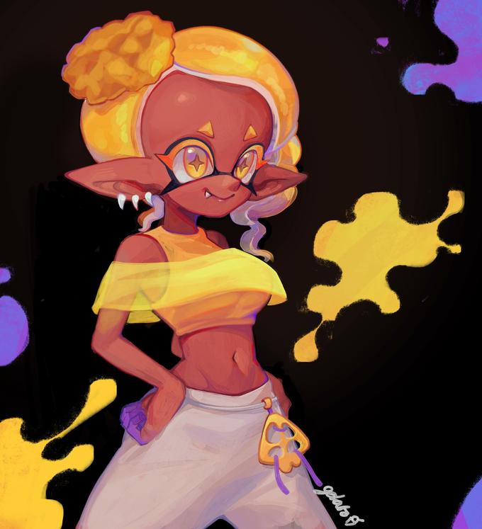 frye splatoon 🍟 by gelatako | Frye (Splatoon Character) | Know Your Meme