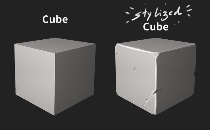 Cube vs. Stylized Cube | Cube vs. Sci-Fi Concept Art | Know Your Meme