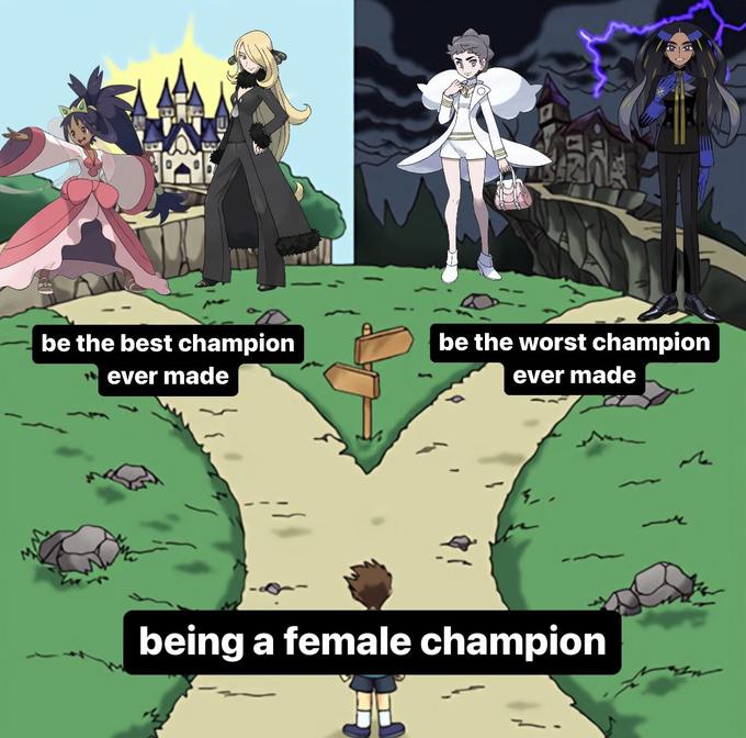 being a female champion | Dramatic Crossroads | Know Your Meme