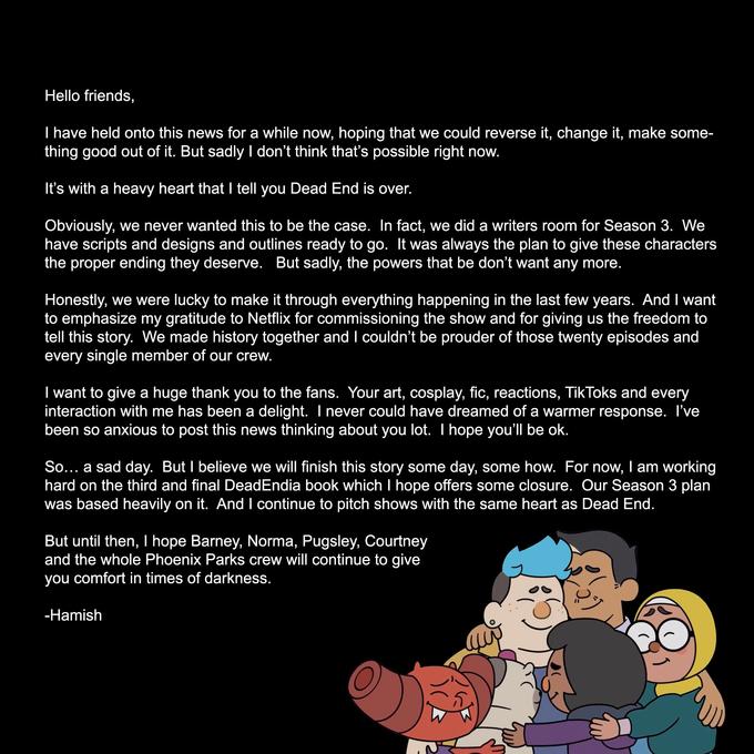 ‘Dead End: Paranormal Park’ Canceled | Netflix | Know Your Meme