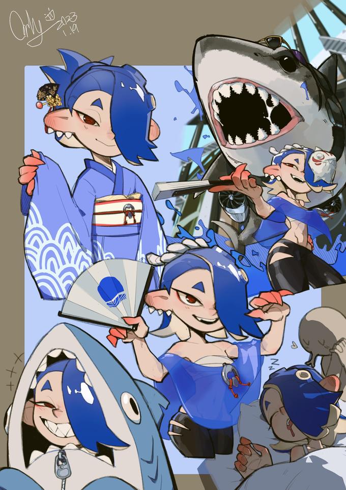 !!🦈🦈🦈!! | Splatoon 3 | Know Your Meme