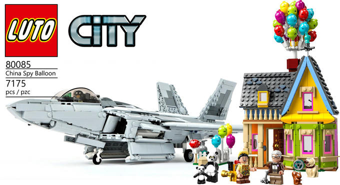 Advertisement: Order your Lego China Spy Balloon set today! | Chinese ...