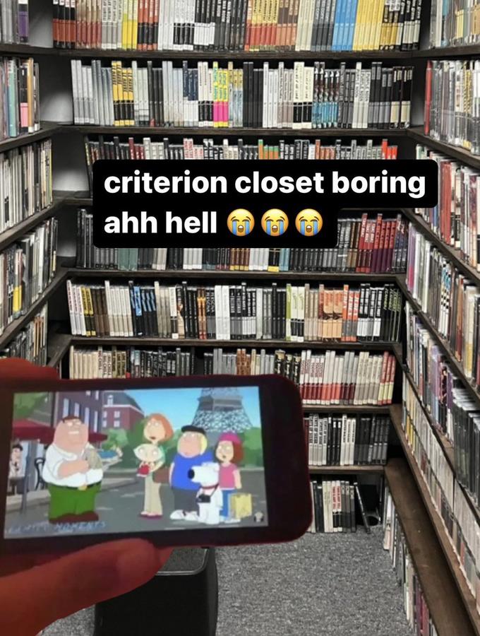 Criterion Collection Boring Ahh Hell Boring Ahh Family Guy Episode 