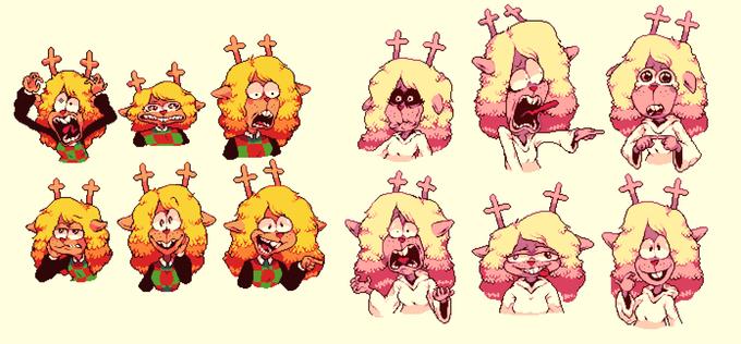 Noelle Expressions (@AsepriteRico) | Deltarune | Know Your Meme