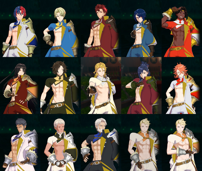 "I wonder if every male unit will look as good as Amber in Engage's warrior class?" | Fire ...