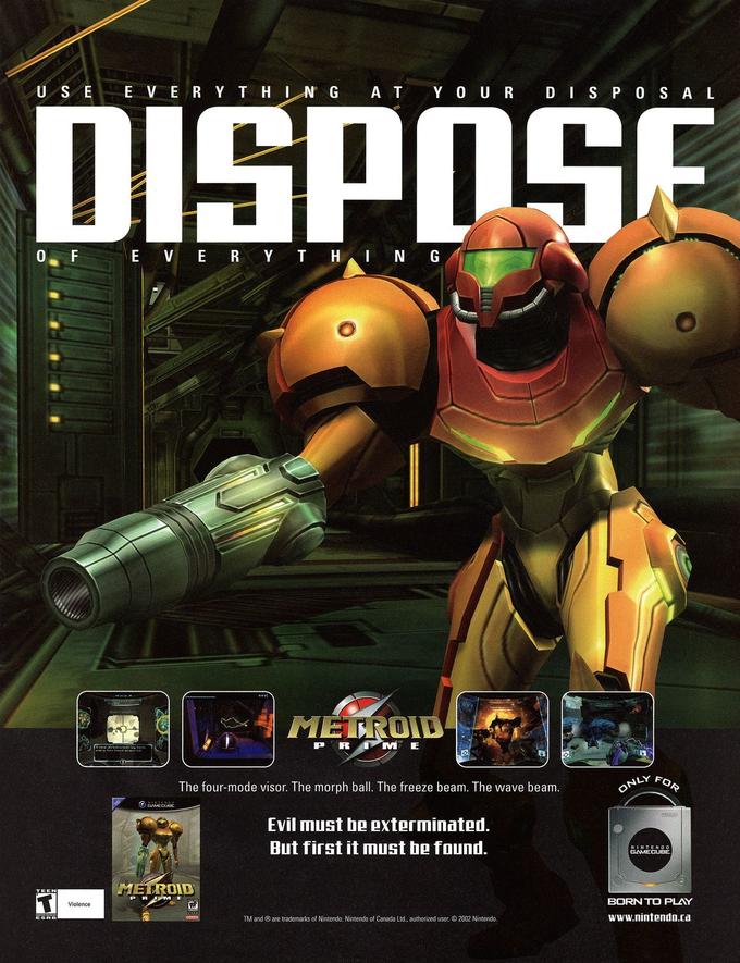 2002 Metroid Prime Magazine Ad | Metroid | Know Your Meme