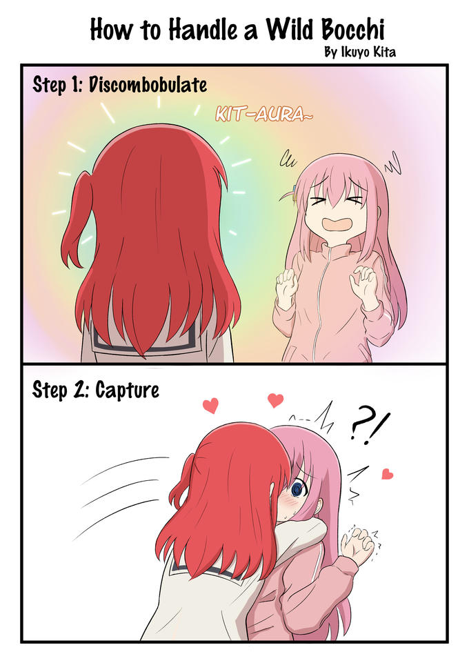 A handy field guide by Kita. Look out for wild Bocchis. | Bocchi The Rock! | Know Your Meme