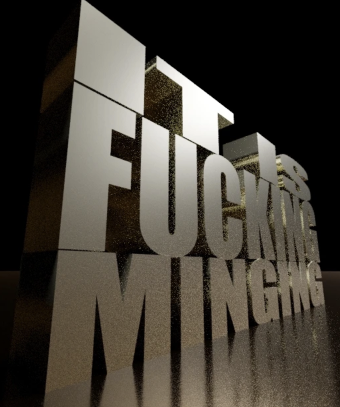  It Is F Minging 3D Text 3D Text Reaction Images Know Your Meme