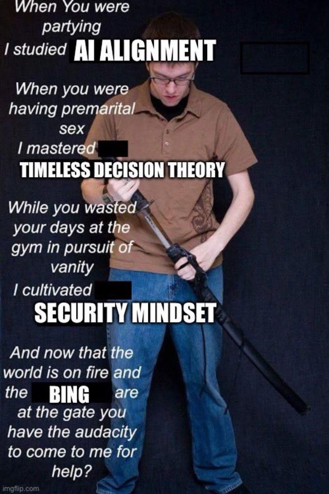 While You Were Partying I Studied Ai Alignment Ai Alignment Know