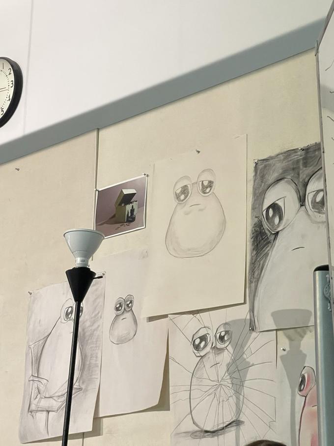 Sick/Abused Pou Drawings in an Art Class | Neglected Pou / Abused Pou ...
