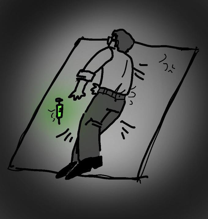 Fanart I Drew Of Herbert West Dying In A Glue Trap Dying In A Glue
