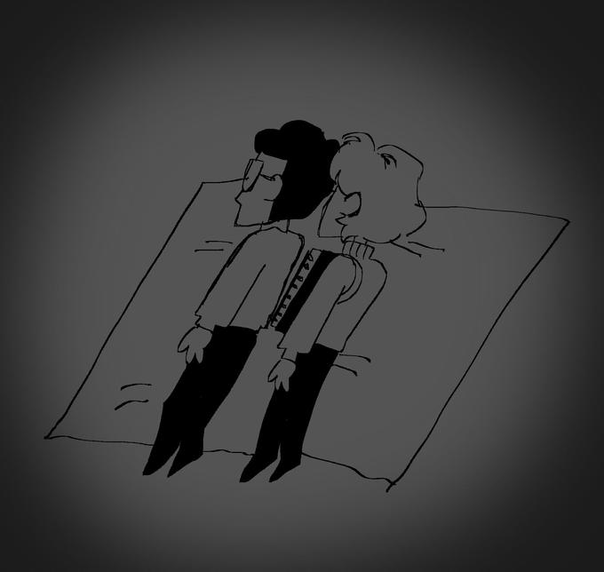 Fan Art I Did Of They Might Be Giants Dying In A Gluetrap Dying In A