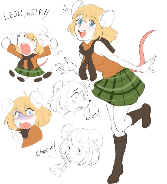 Ver el meme de ashley ratoncita se me hizo tan tierno que tenia que ...