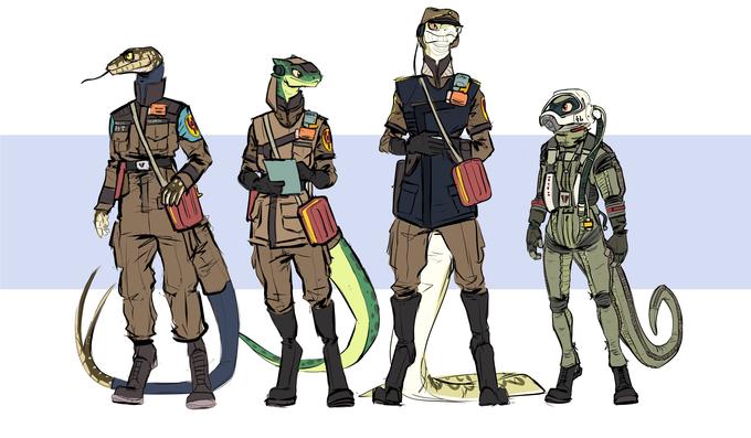 Odraani Naval Uniform Lineup | Furries / Furry | Know Your Meme