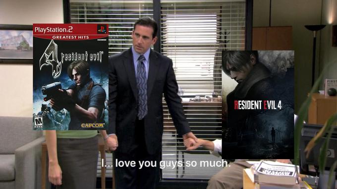 I love the original Resident Evil 4 & Resident Evil 4 Remake so much ...
