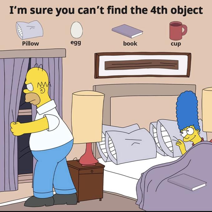 4th Object Simpsons I m Sure You Can t Find The 4th Object Know
