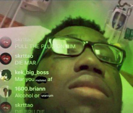 Lilmar Atomic | Mar Hospital Bed Instagram Live Edits | Know Your Meme