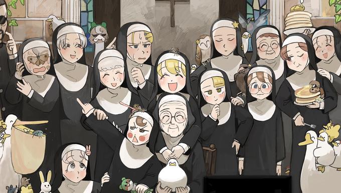Anniersary | Little Nuns / Nuns And Ducks | Know Your Meme