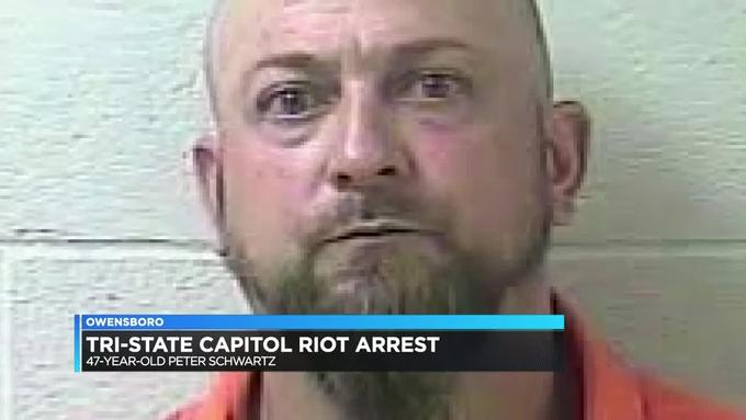 Violent insurrectionist Peter Schwartz, of Kentucky has been sentenced ...