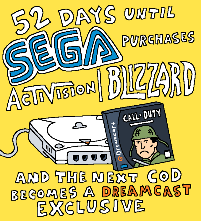 Sega purchases Activision|Blizzard to make the next COD a Dreamcast ...