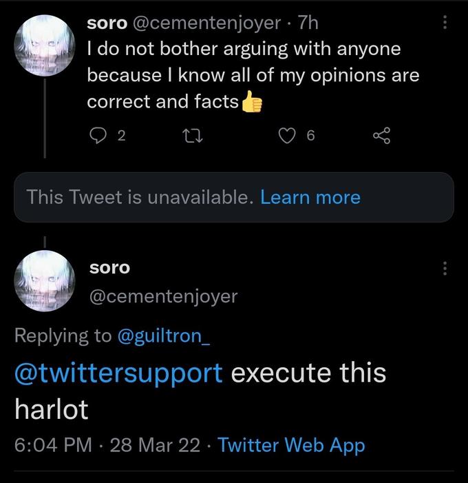 @twittersupport execute this harlot | Twitter / X | Know Your Meme