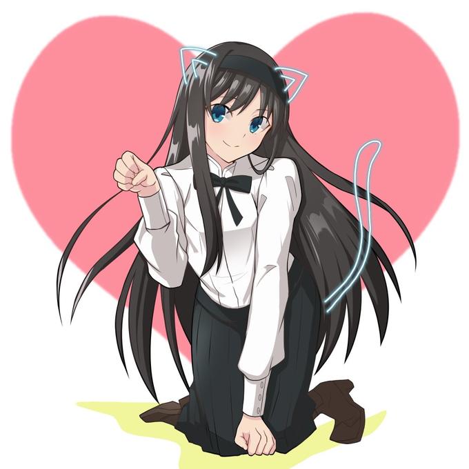 Neko Akiha by ひらかわ | Type-Moon | Know Your Meme