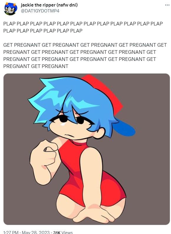 BF GET PREGNANT FNF Plap Plap Get Pregnant Know Your Meme