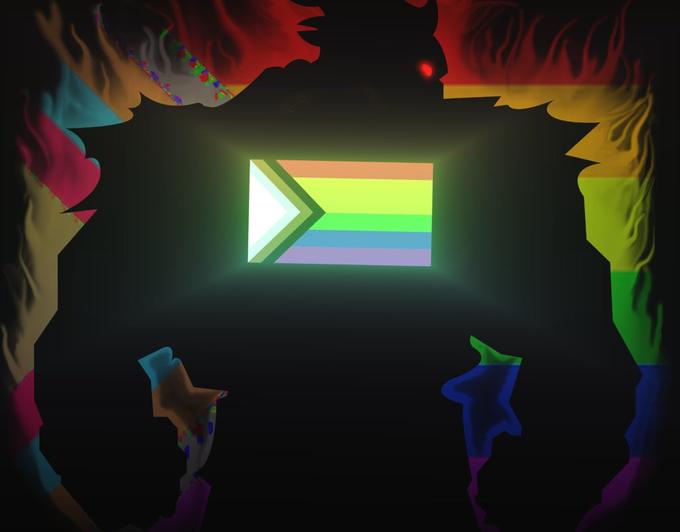 Best not catch us raging | Pride Month Demon | Know Your Meme